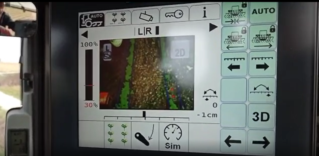 Etablissements Lafforgue. Bineuse Einbock Caméra Row Guard.